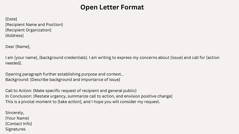 How to Write an Open Letter & Format Effectively