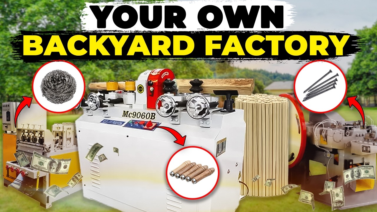 33 EASY MACHINES TO IMPORT FROM CHINA FOR STARTING BACKYARD BUSINESS